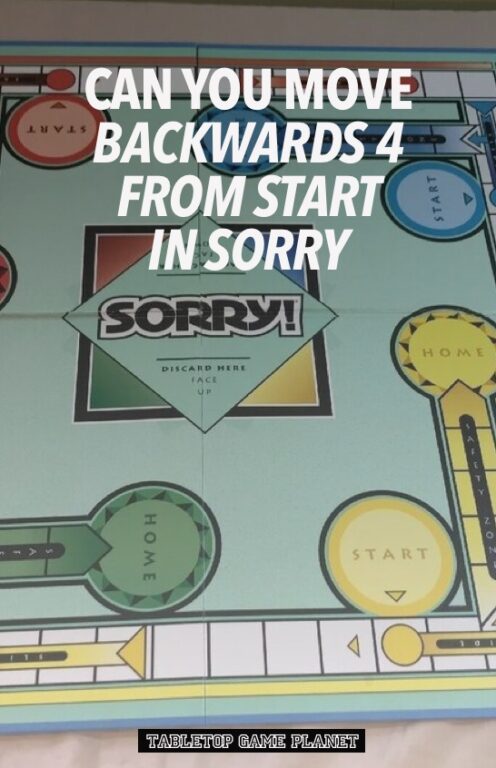 Can you move backwards 4 from the start in Sorry? – Tabletop Game Planet